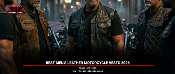 Best Men's Leather Motorcycle Vests 2026 | Renegade Classics